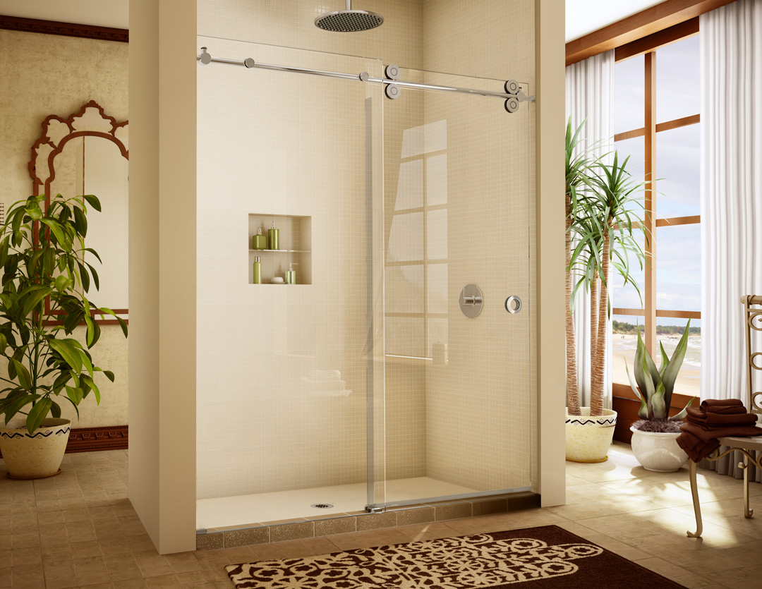 PL60 Heavy Glass Slider - Alumax Bath Enclosures